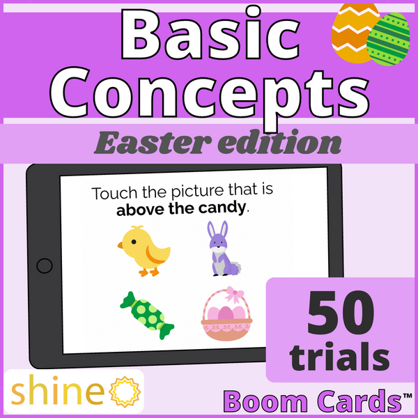 Easter Basic Concepts – Shine Speech Activities