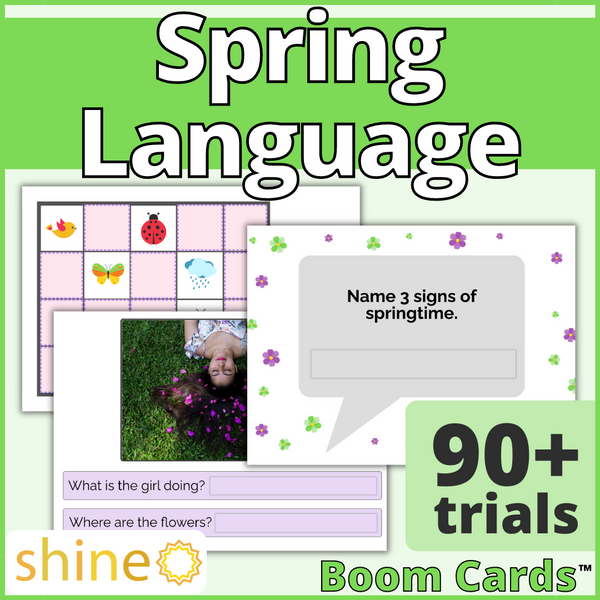 Spring Language Activities – Shine Speech Activities