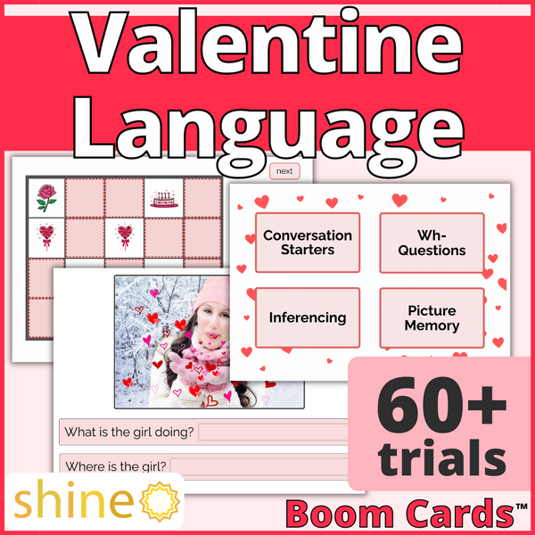 Valentine's Day Language Activities – Shine Speech Activities