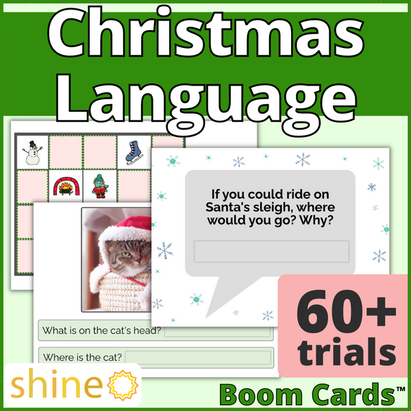 Christmas Language Activities – Shine Speech Activities