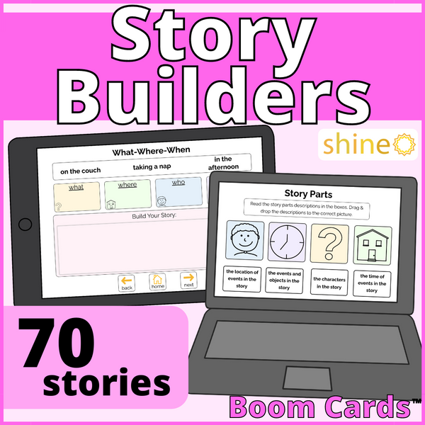 Story Builders & Narrative Generation – Shine Speech Activities
