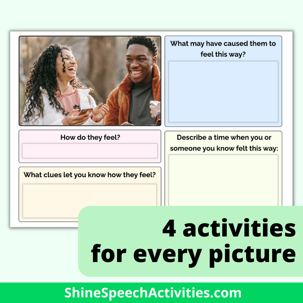 Emotions & Feelings – Shine Speech Activities