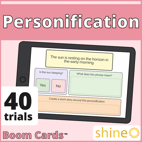 Personification & Figurative Language – Shine Speech Activities