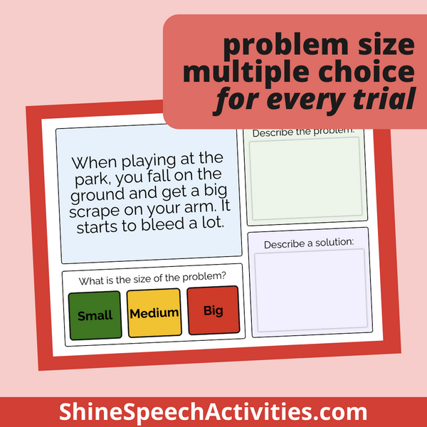 Problem Solving – Shine Speech Activities