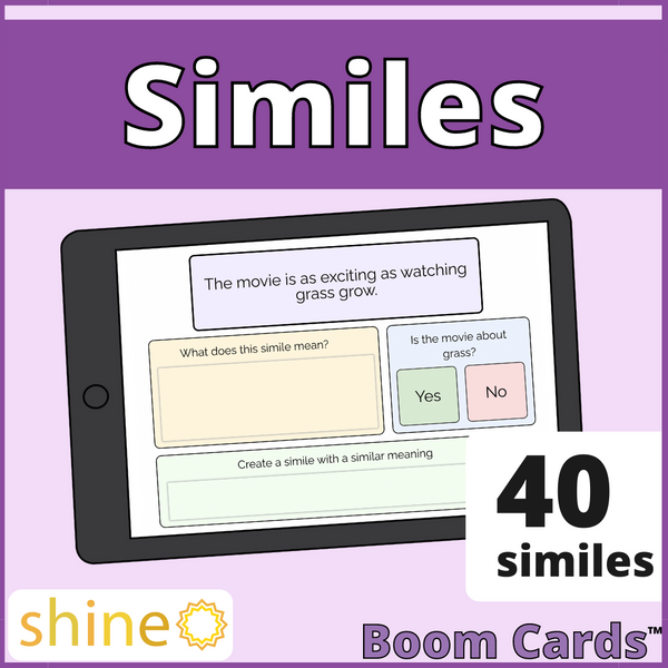 Similes & Figurative Language – Shine Speech Activities